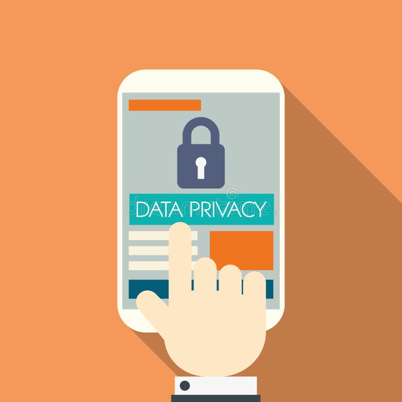 Data Privacy in Cloud Computing Technology with Stock Vector ...