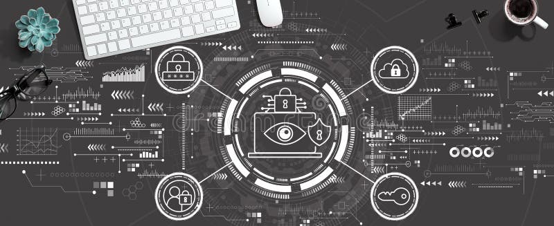 Data Privacy Concept with a Computer Keyboard Stock Image - Image of ...