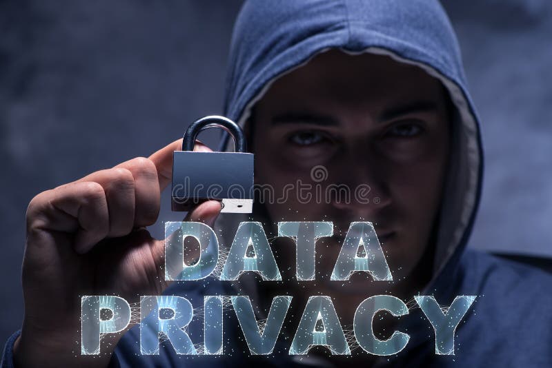 The Data Privacy Concept with Hacker Stealing Personal Information ...