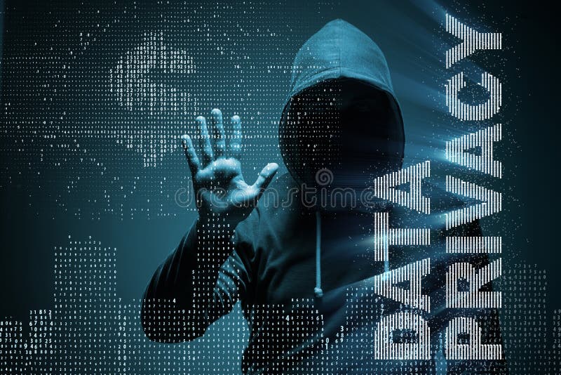The Data Privacy Concept with Hacker Stealing Personal Information ...