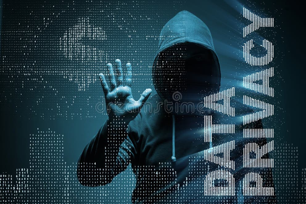 The Data Privacy Concept with Hacker Stealing Personal Information ...