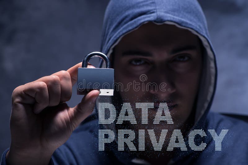 The Data Privacy Concept with Hacker Stealing Personal Information ...