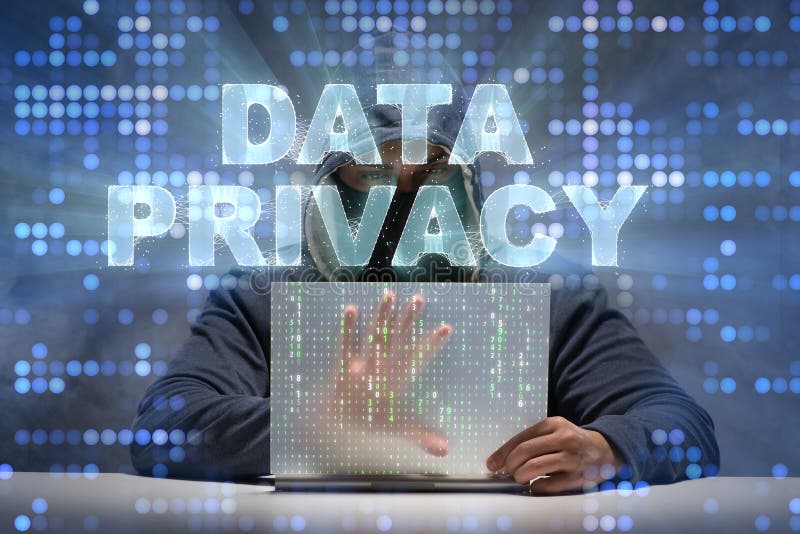 The Data Privacy Concept with Hacker Stealing Personal Information ...