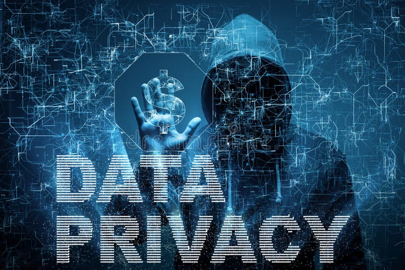 The Data Privacy Concept with Hacker Stealing Personal Information ...