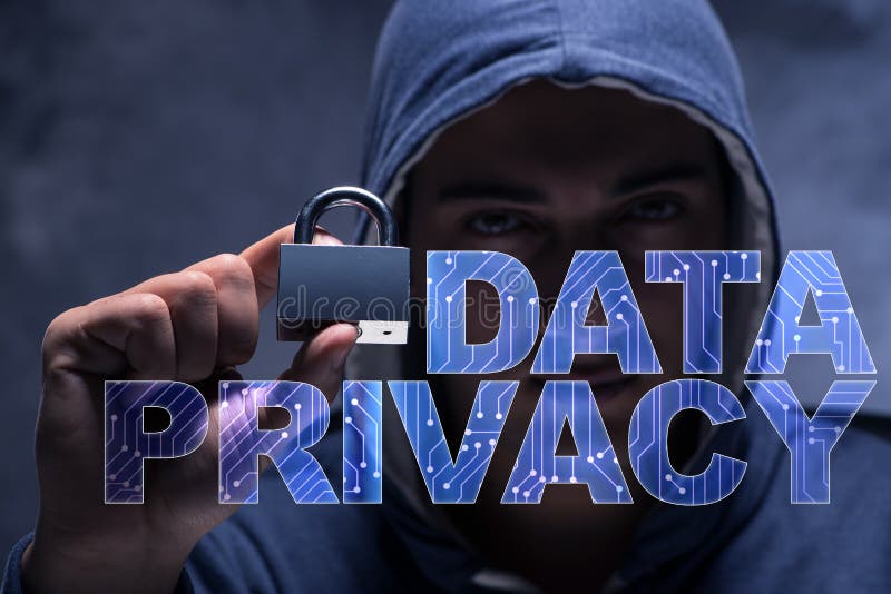 The Data Privacy Concept with Hacker Stealing Personal Information ...