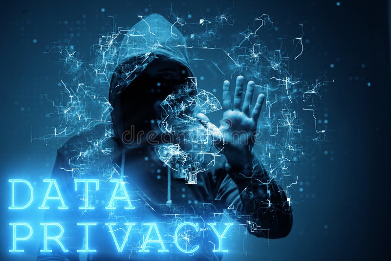The Data Privacy Concept with Hacker Stealing Personal Information ...