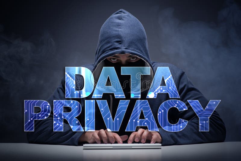 The Data Privacy Concept with Hacker Stealing Personal Information ...