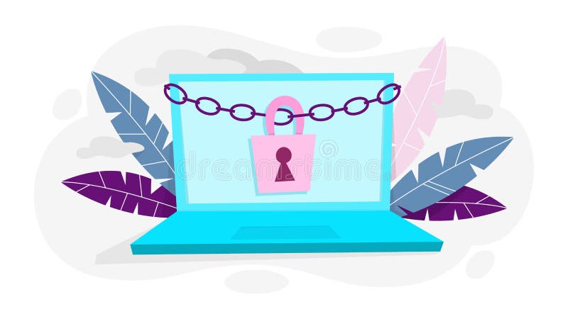 Data Privacy Concept. Idea of Safety and Protection while Using Stock ...