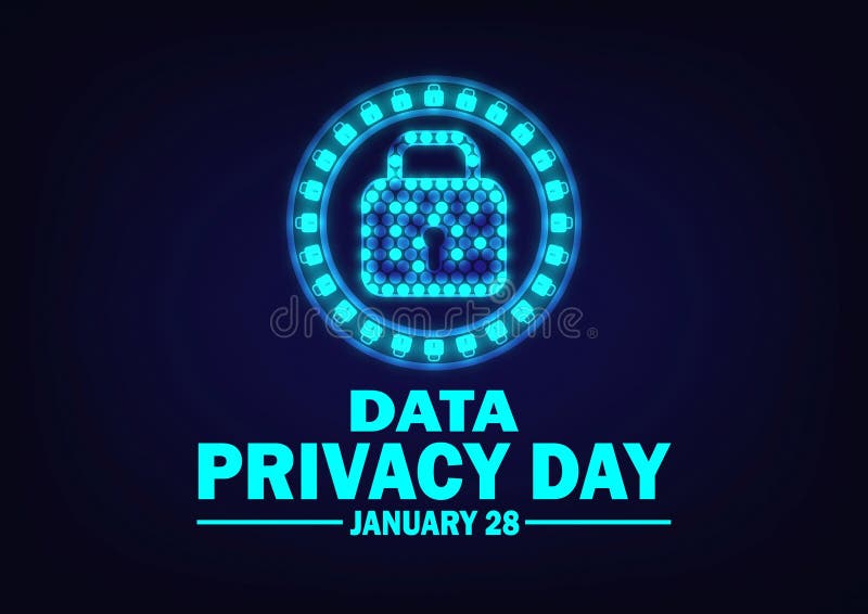 Data Privacy Day stock vector. Illustration of privacy - 298933859