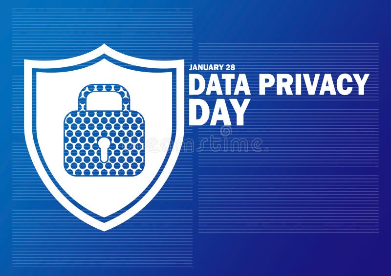 Data Privacy Day Vector Illustration Stock Vector - Illustration of ...