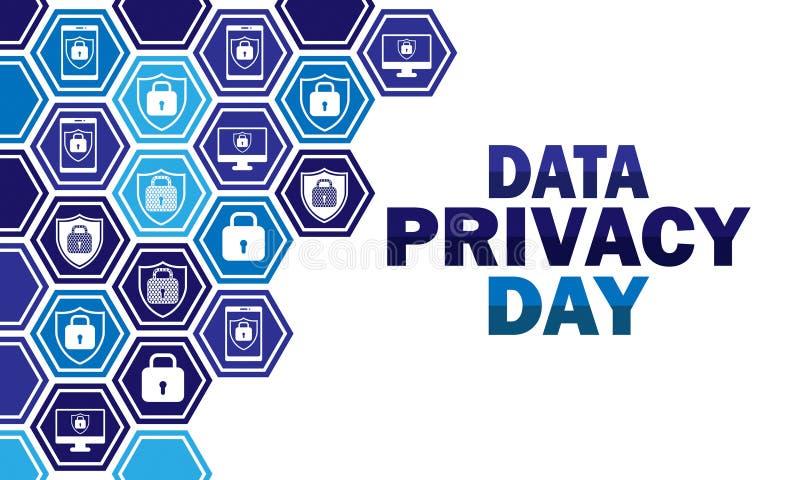 Data Privacy Day stock vector. Illustration of vector - 298933847