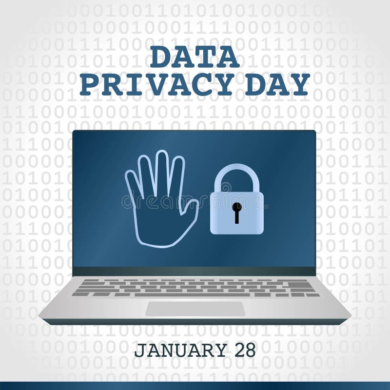 Data Privacy Day Vector Illustration Stock Vector - Illustration of ...