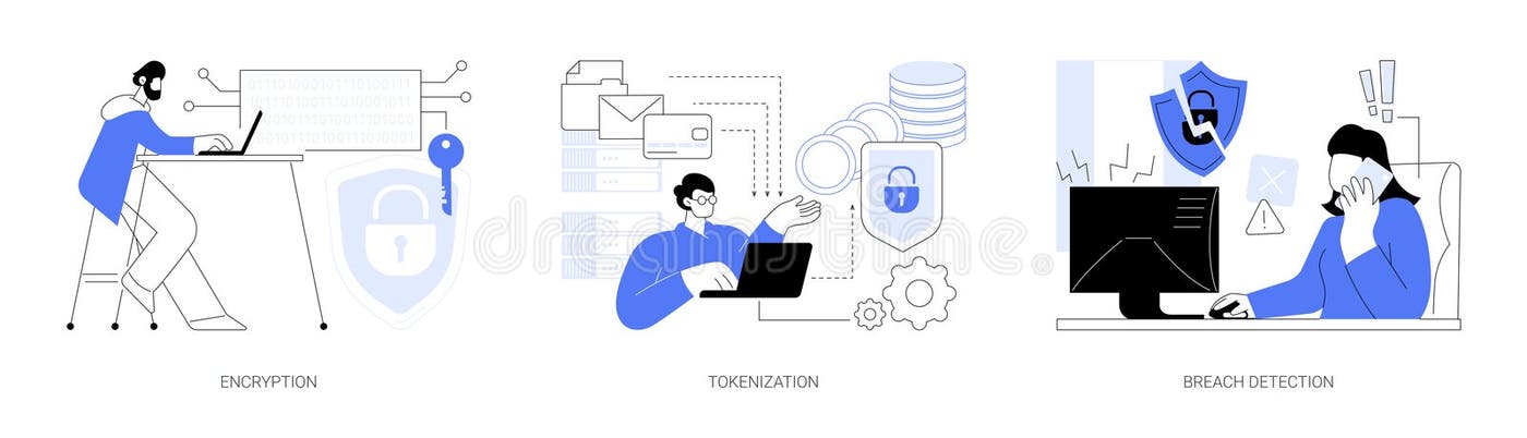 Data Tokenization Stock Illustrations – 232 Data Tokenization Stock ...