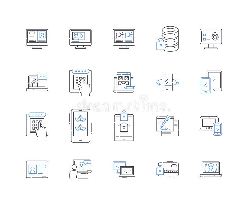 Data Privacy Line Icons Collection. Encryption, Privacy, Cybersecurity ... Data Privacy Line Icons Collection. Encryption, Privacy, Cybersecurity ...