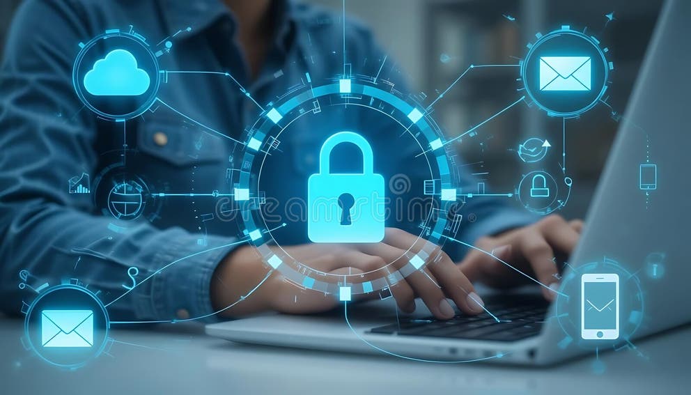 Data Privacy: Protecting Sensitive Information Stock Illustration ...