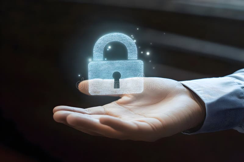 Data Privacy and Protection Network Security Concept Stock Photo ...