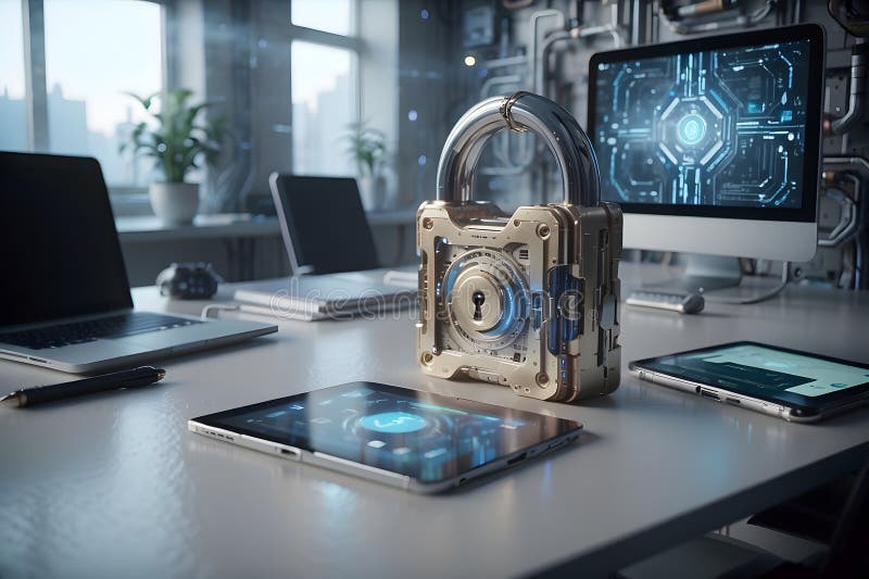 Data Privacy and Protection Network Security Concept Stock Photo ...