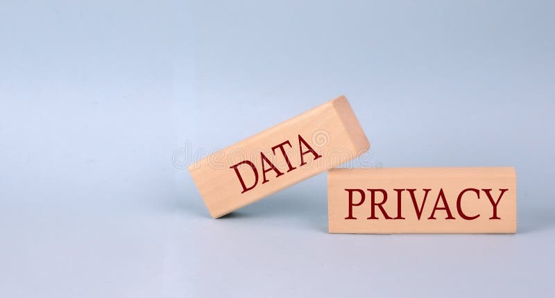 Word DATA PRIVACY on a Paper with Ped Pencil on Wooden Background Stock ...