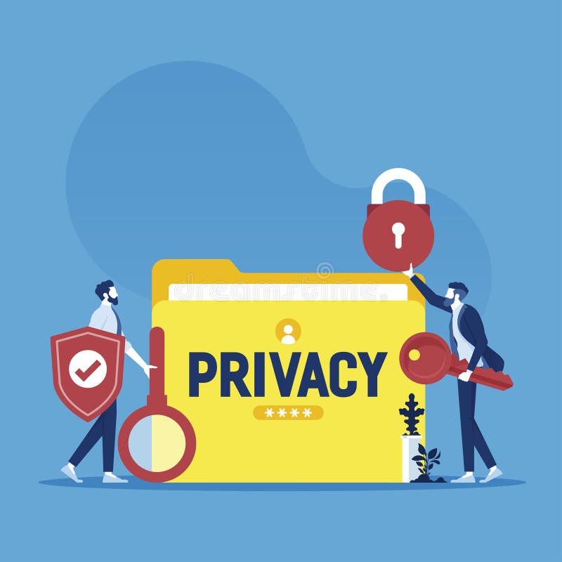 Data Privacy Vector Concept-idea of Safety and Protection while Using ...