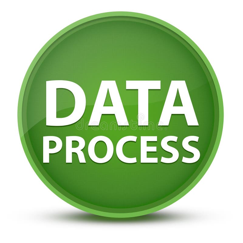 Data Process Eyeball Glossy Elegant Blue Round Button Abstract Stock ...