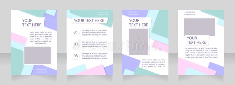 Data Processing Services Blank Brochure Layout Design. Data ...