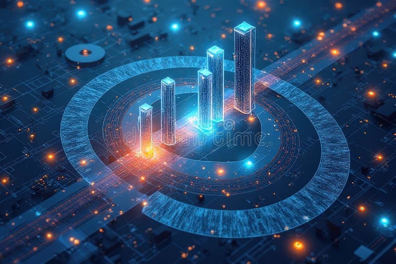 Data Progress Ascent stock illustration. Illustration of analysis ...
