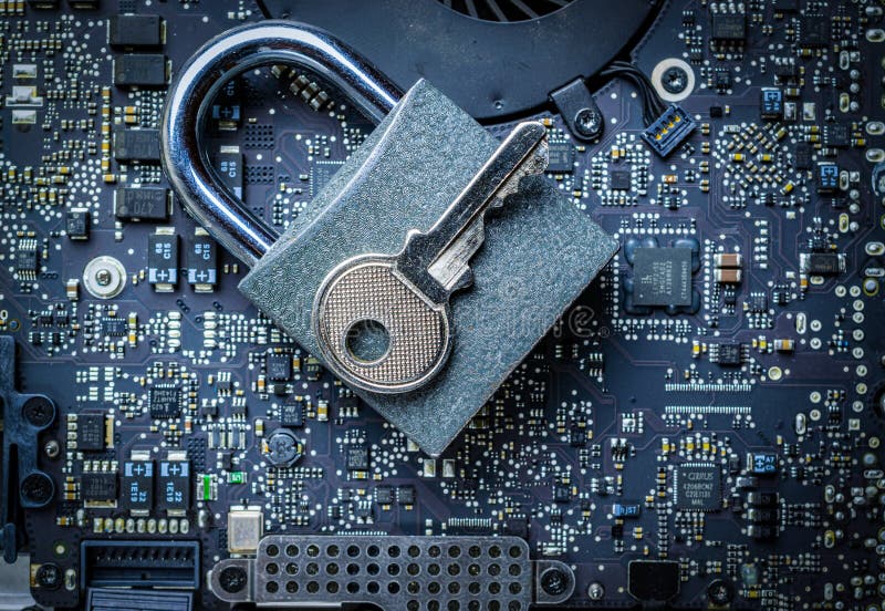 Data Protecting Security Concept. Computer Internet Protection with ...