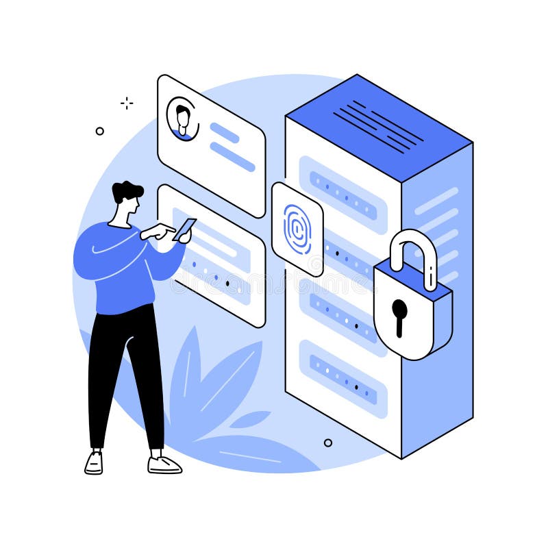 Data Protection and Recovery Abstract Concept Vector Illustrations ...