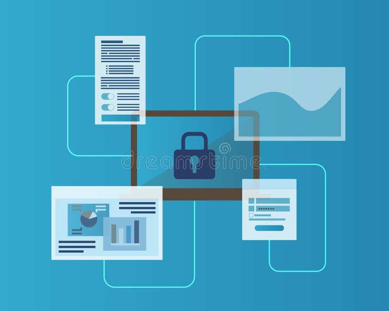 Data Protection in the Age of Digital Transformation Stock Vector ...