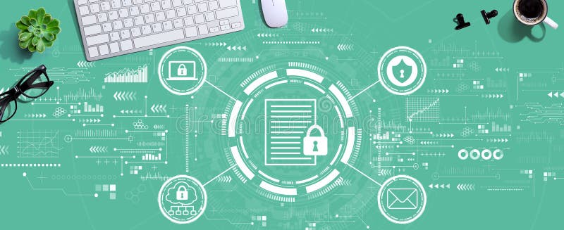 Data Protection Concept with a Computer Keyboard Stock Photo - Image of ...