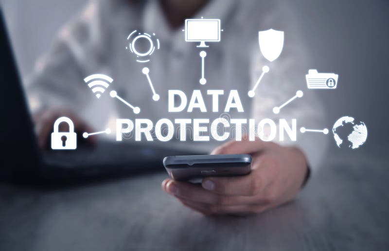 Data Protection. Concept of Internet and Technology Stock Image - Image ...
