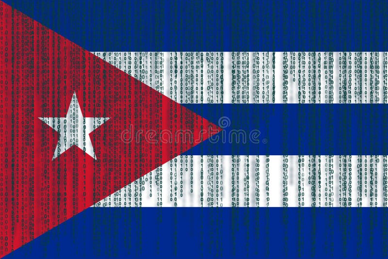 Data Protection Cuba Flag. Cuban Flag with Binary Code Stock ... Data Protection Cuba Flag. Cuban Flag with Binary Code Stock ...