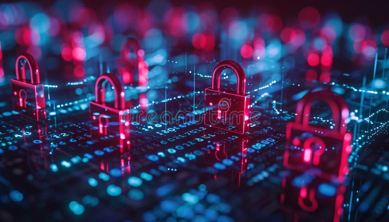 Data Protection Cyber Security Concept Stock Illustration ... Data Protection Cyber Security Concept Stock Illustration ...