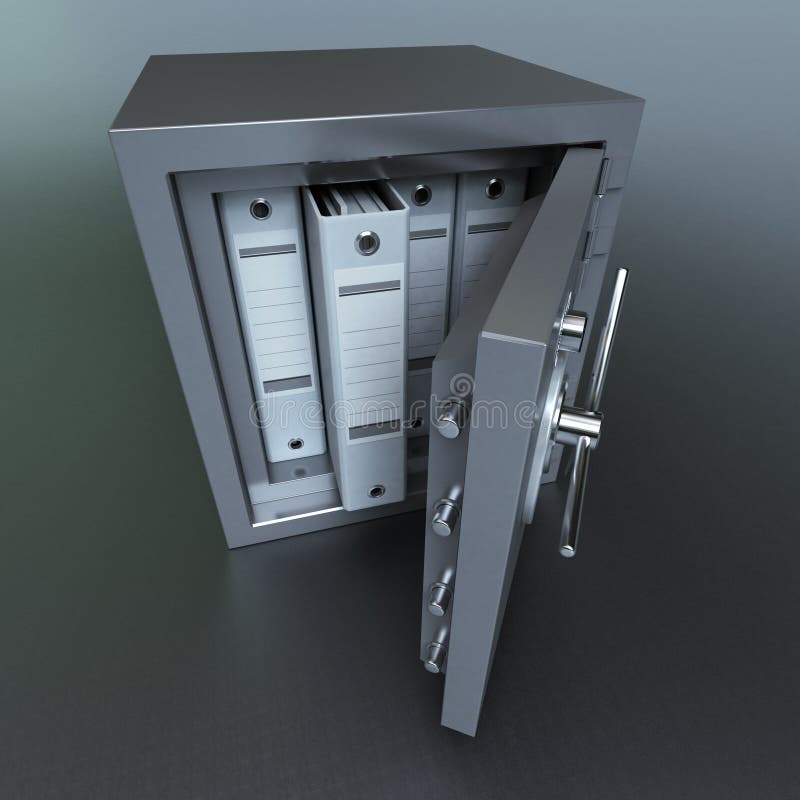 Data protection stock illustration. Illustration of folder - 61847299