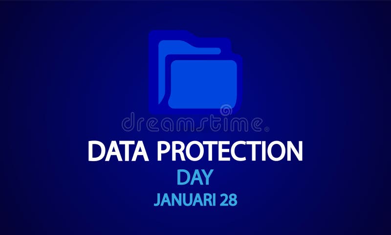 Data Protection Day Folder stock vector. Illustration of data - 351204916