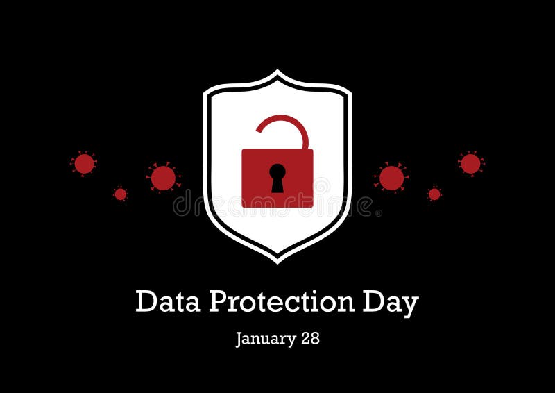 Data Protection Day vector stock vector. Illustration of keyhole ...