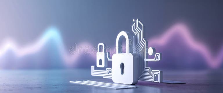 Data Protection and Encryption Background Animation Stock Image - Image ...