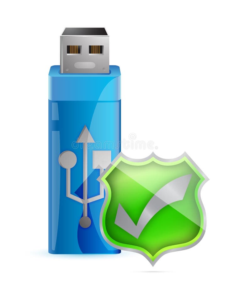 Data Protection Icon stock illustration. Illustration of equipment ...