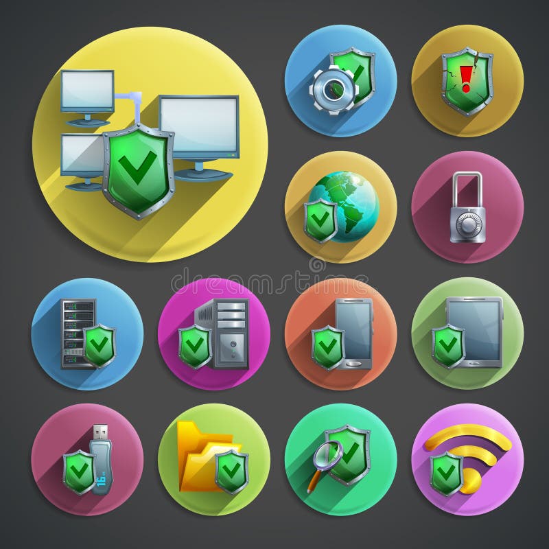 Data Protection Icons Stock Illustrations – 27,636 Data Protection ...