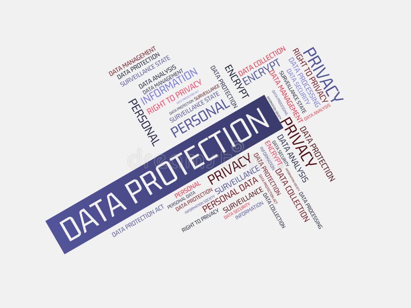 DATA PROTECTION - Image with Words Associated with the Topic DATA ...