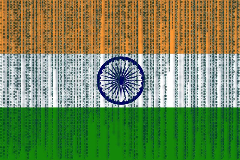 Data Protection India Flag. India Flag with Binary Code. Stock ... Data Protection India Flag. India Flag with Binary Code. Stock ...