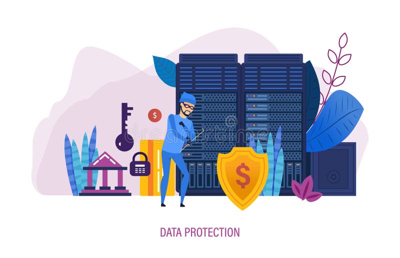 Data Protection. Internet Security, Protection of Data, Confidential ...