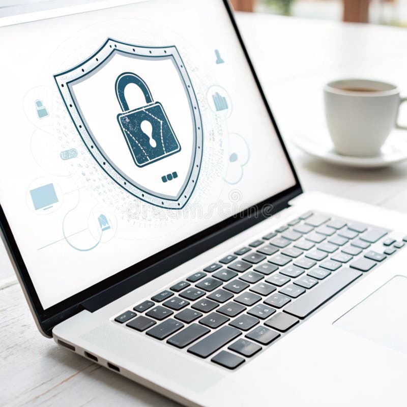 Data Protection White Background Stock Illustrations – 47,583 Data ...