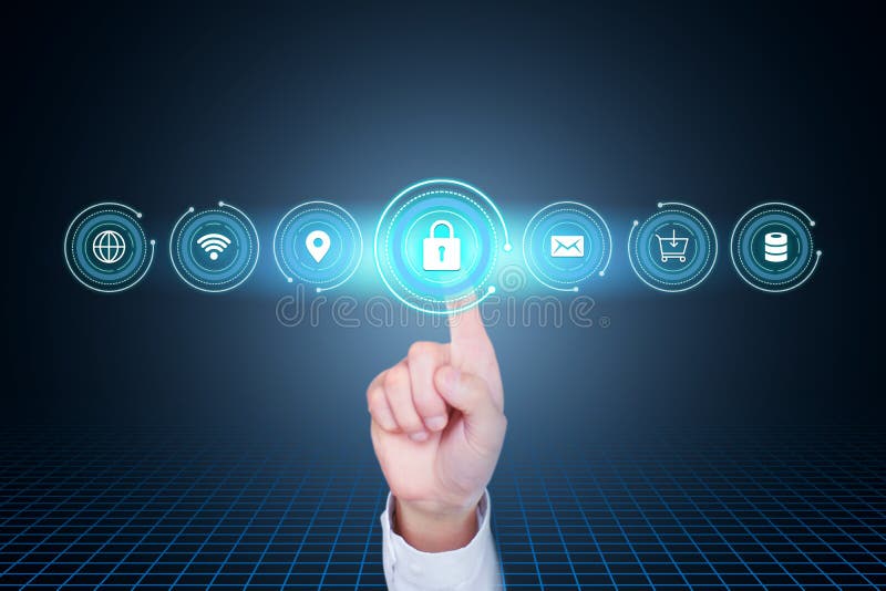 Data Protection, Network Security, Privacy, Internet Technology Concept ...