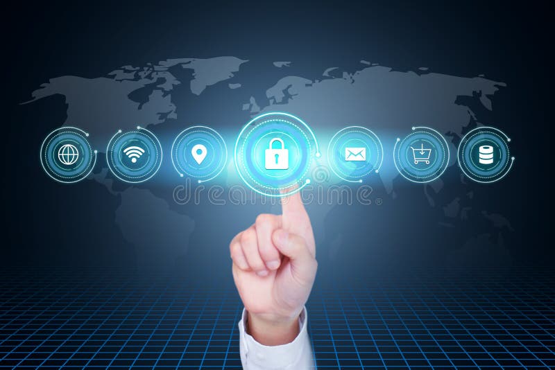 Data Protection, Network Security, Privacy, Internet Technology Concept ...