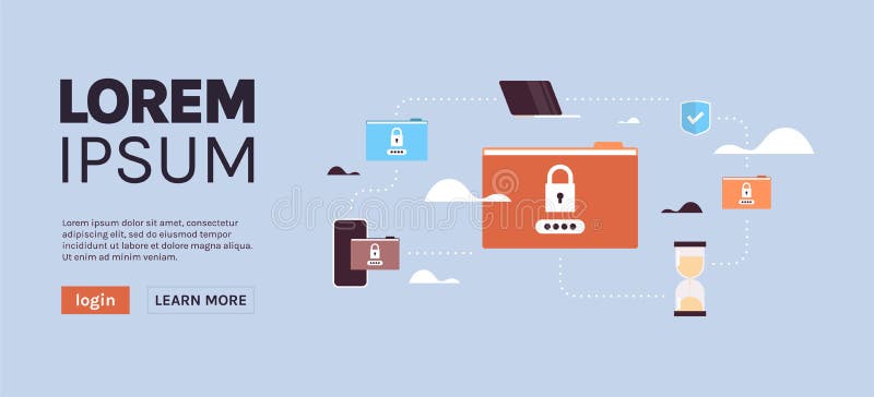 Data Protection Padlock Security Privacy Database And Folder Password