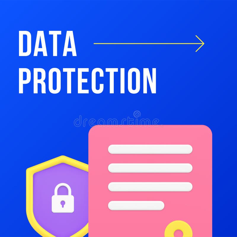 Protection of Personal Information Vector Neon Icon. Finance, Money and ...