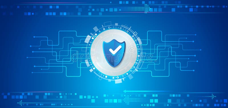 Data Protection, Privacy, and Internet Security Concept. Hi-tech ...