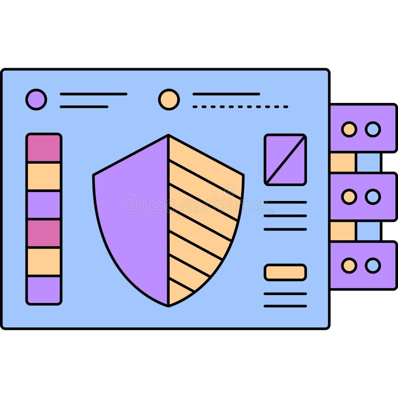 Data Protection and Privacy Security Vector Icon Stock Vector ...