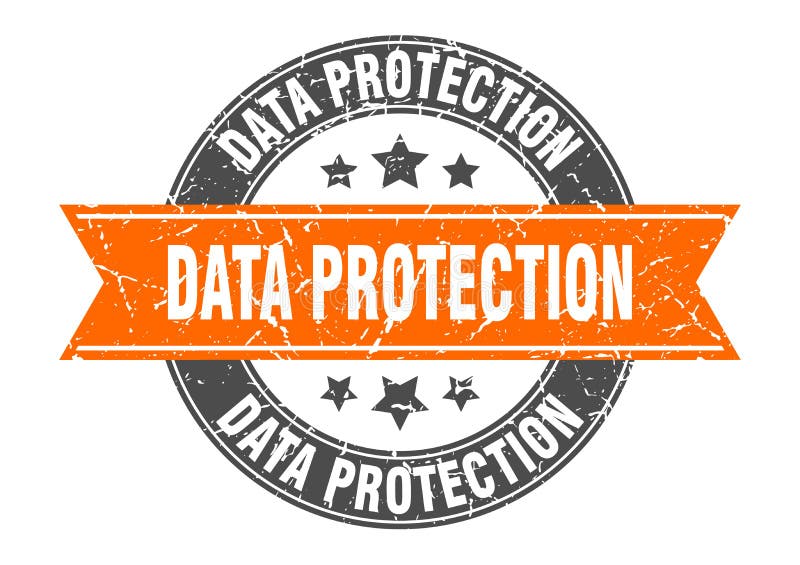 Protection Round Ribbon Isolated Label. Protection Sign Stock Vector ...